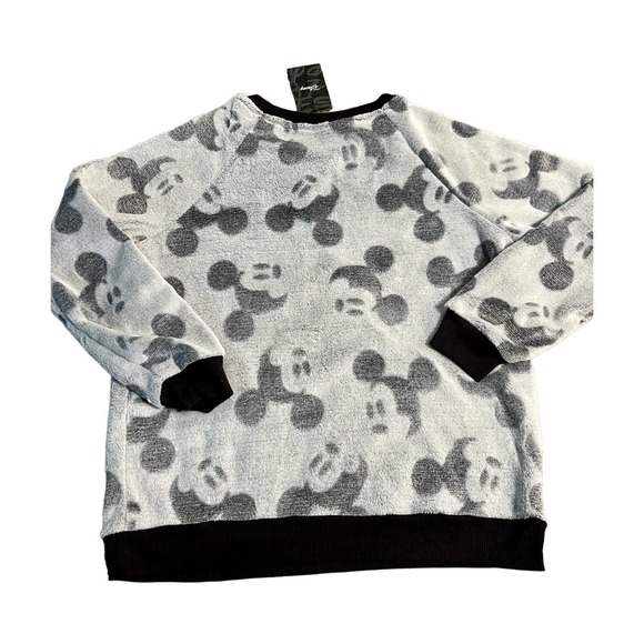 Disney | Tops | Disney Mickey Mouse Fleece Sweatshirt Small Nwt | Poshmark